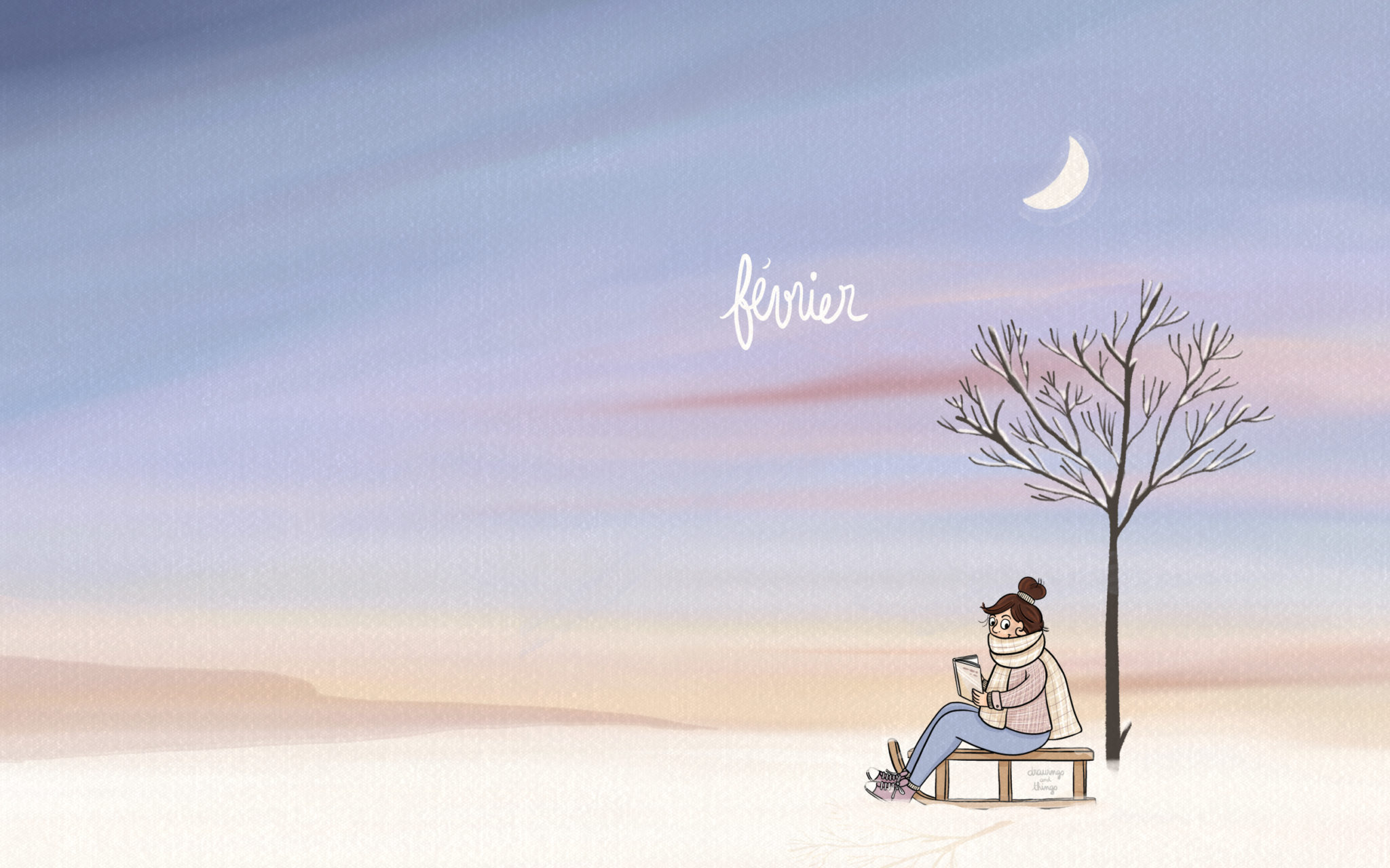 Hello Février ! // Fonds d'écran & printables à télécharger