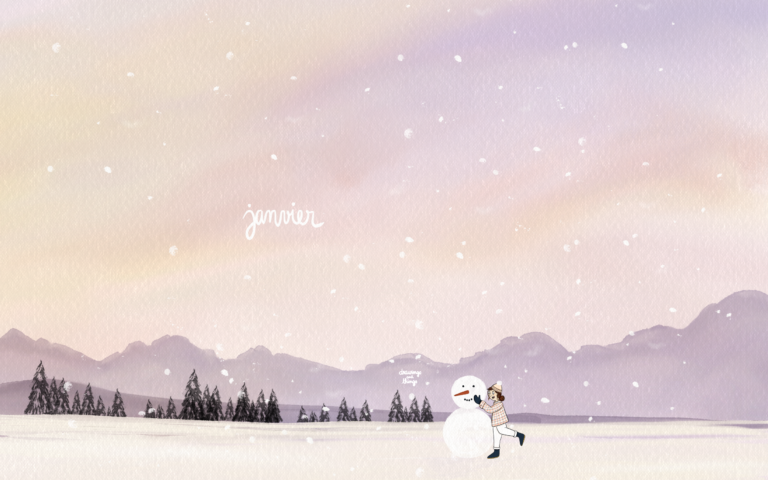 Hello Janvier ! // Fonds d'écran & printables à télécharger